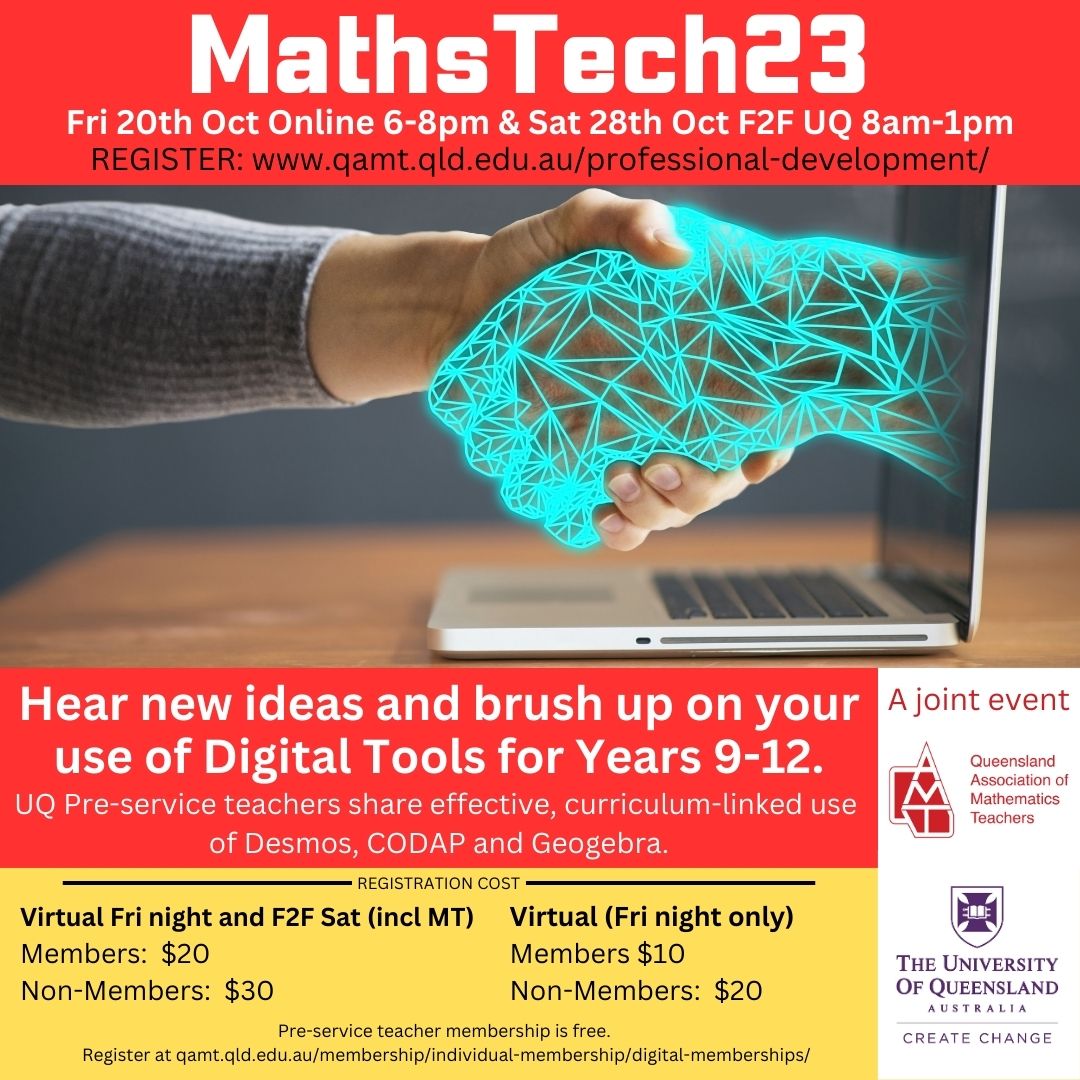 MathsTech23 – online recordings available here – QAMT